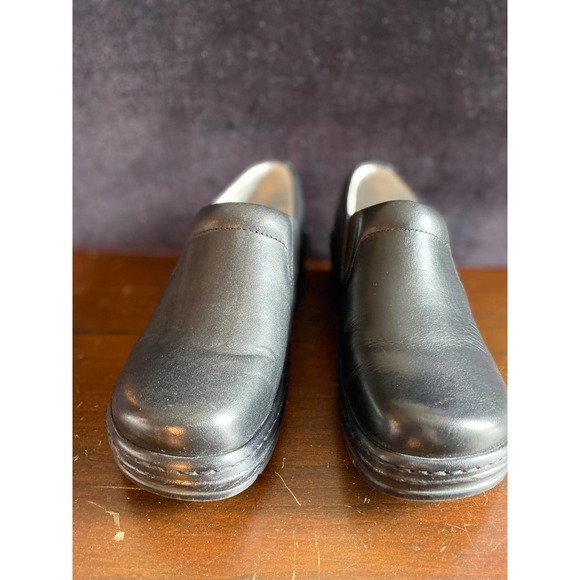Klogs | Shoes | Klogs Womans Clogs Naples Size 75 Black Leather Nurse ...